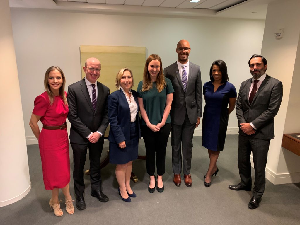 Michelle Kosinksi (BSJ, MSJ95), Jeff Mason (BSJ98, MSJ99), Prof. Ellen ...