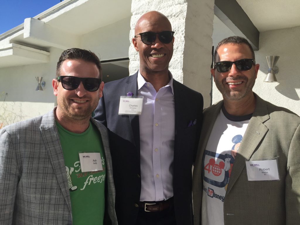 Ash Steffy, Dean Charles Whitaker and Rob Weiss (BSJ87) at the Palm ...