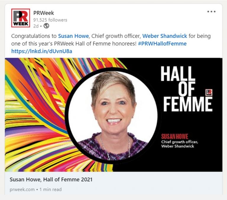 Susan Howe (BSJ91) – Medill Magazine